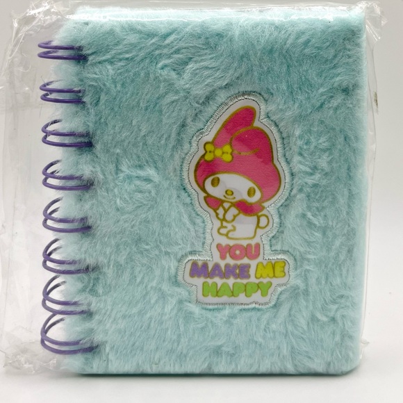 Sanrio | Office | My Melody Blue Plush Mini Notebook | Poshmark